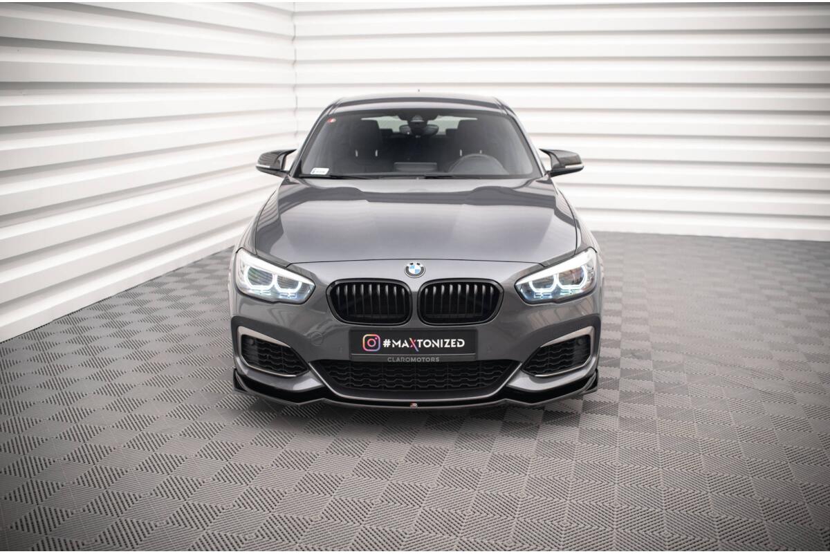Maxton Design Frontlippe V.2 für BMW 1er F20 / F21 M Power Hochglanz s